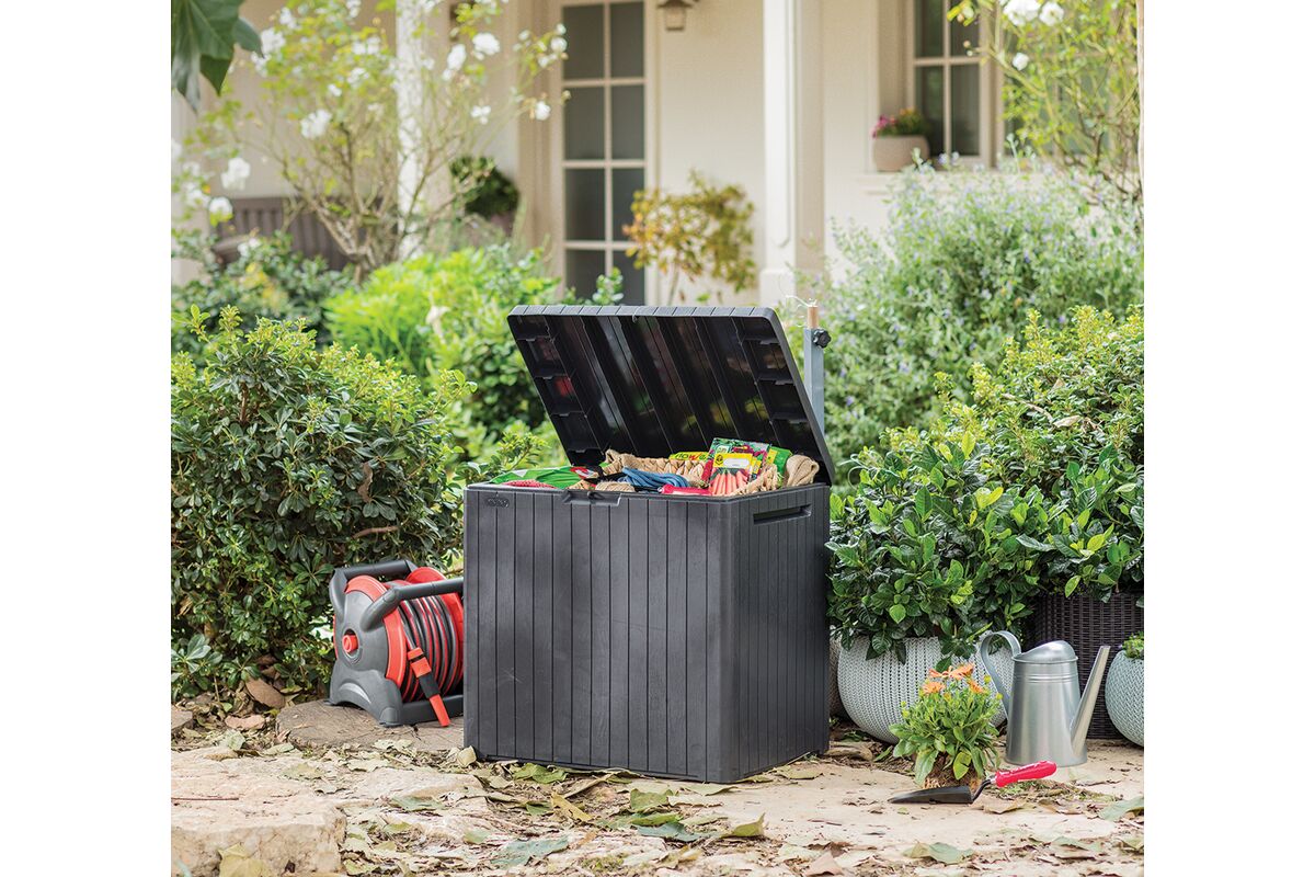 Skrzynia ogrodowa City storage box 113 L grafit Keter - Bricomarche.pl