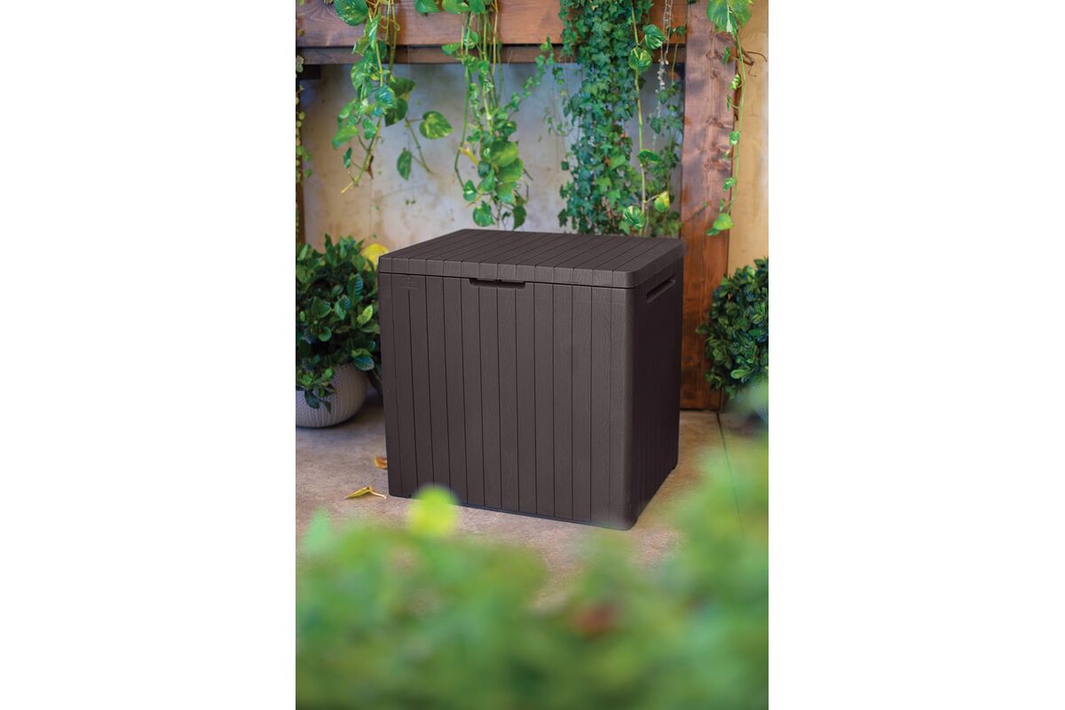 Skrzynia ogrodowa City storage box 113 L brązowa Keter - Bricomarche.pl