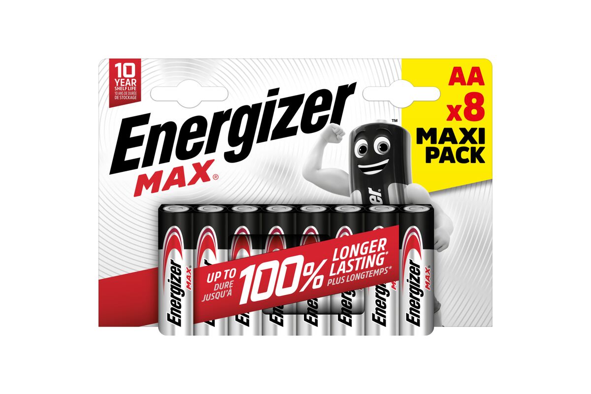 Bateria Energizer MAX AA LR6 8 sztuk - Bricomarche.pl