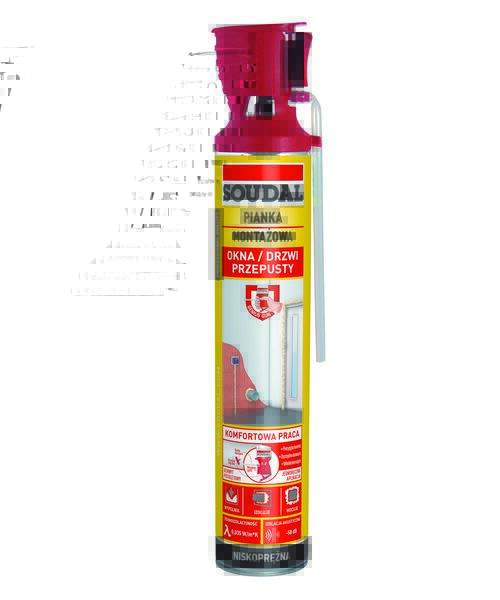 Pianka montażowa Genius Gun 750 ml Soudal - Bricomarche.pl