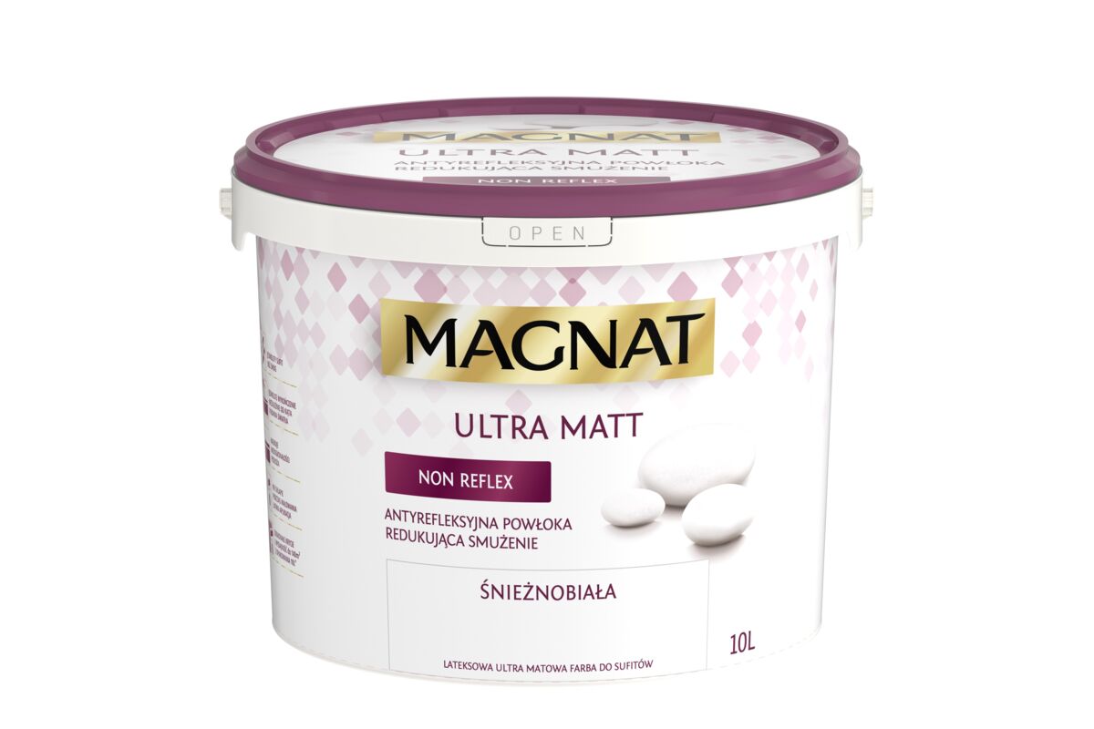 Farba emulsyjna Ultra Matt lateksowa biała 10 l Magnat - Bricomarche.pl