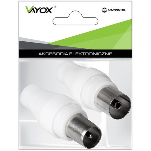 Zestaw wtyk antenowy + gniazdo antenowe Greckie VA0097 Vayox - Bricomarche.pl