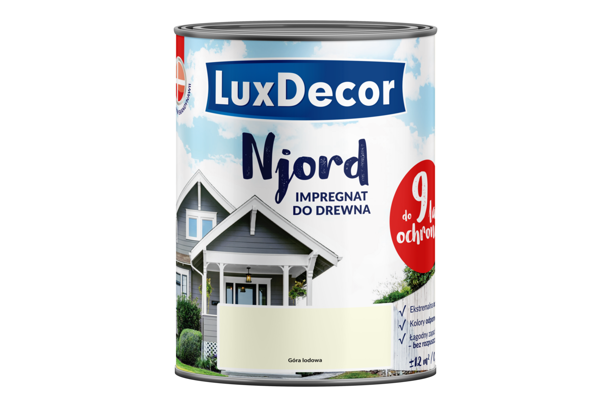 Impregnat do elewacji drewnianych Njord góra lodowa 0,75 l LuxDecor ...