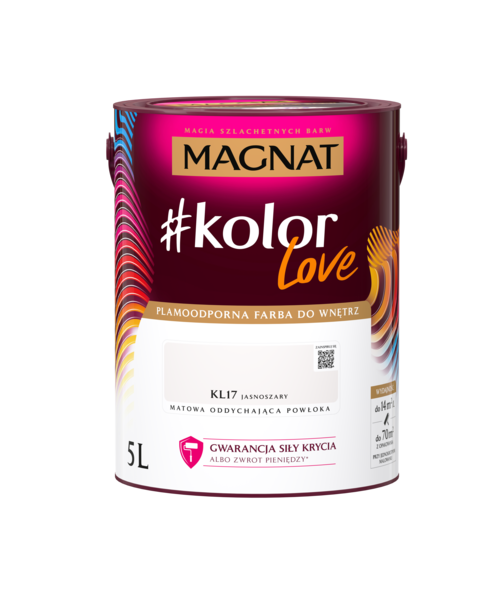 Farba #Kolor Love KL17 jasnoszary 5 l Magnat - Bricomarche.pl