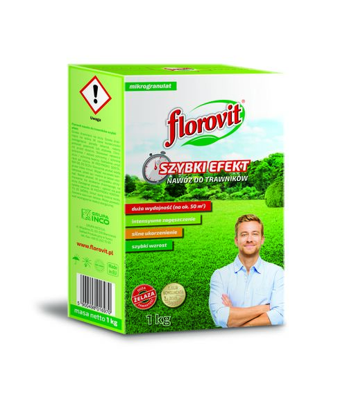 Nawóz do trawników szybki efekt karton 1 kg Florovit - Bricomarche.pl