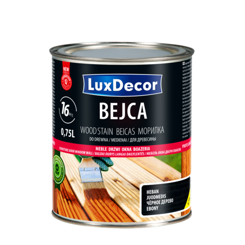 Bejca do drewna heban 0,75 l LuxDecor - Bricomarche.pl