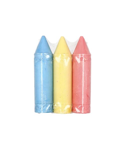 Kreda 10 cm 3 szt niebieska, żółta, czerwona - Bricomarche.pl