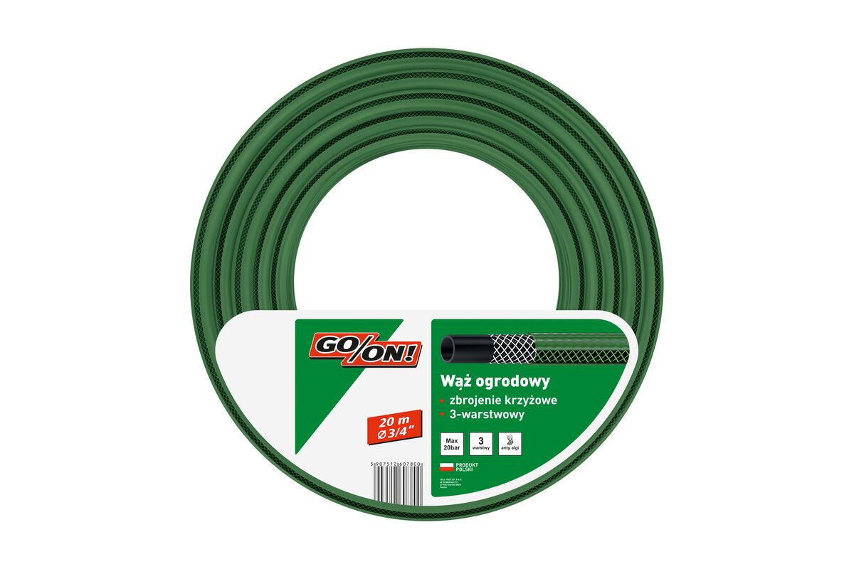 Wąż ogrodowy 3/4 20 mb GO/ON - Bricomarche.pl