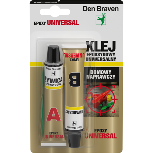 Klej uniwersalny epoksydowy Epoxy-Universal 2 x 20 ml - Bricomarche.pl