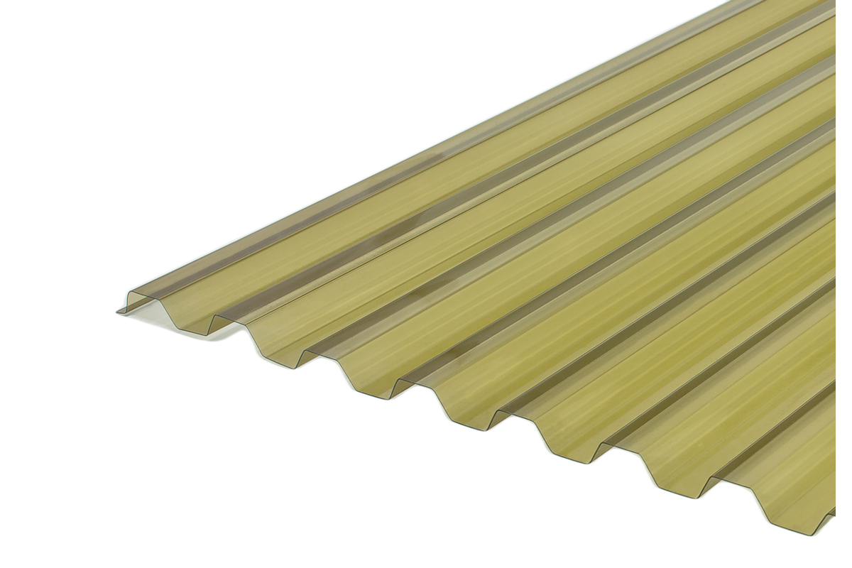 Płyta PVC dymna TRAPEZ 70/18 900 x 2500 x 0,8 mm - Bricomarche.pl