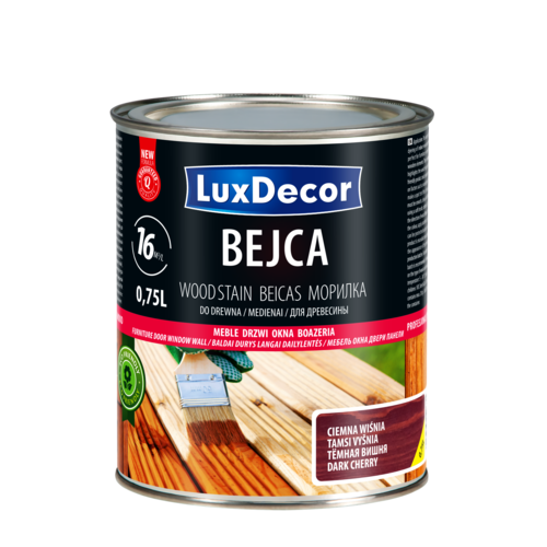 Bejca do drewna ciemna wiśnia 0,75 l LuxDecor - Bricomarche.pl