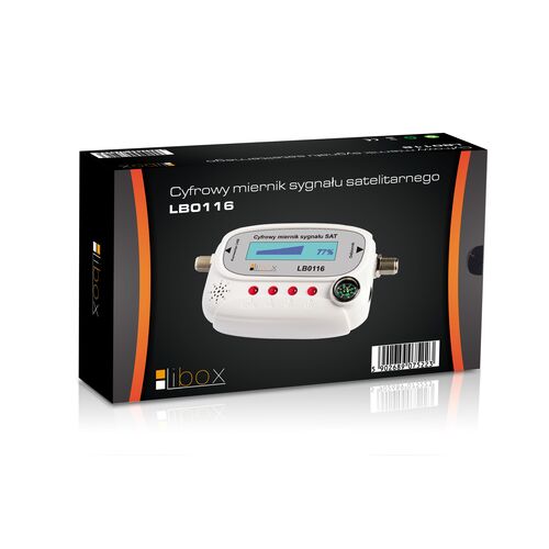 Miernik cyfrowy sygnału satelitarnego sat finder LB0116 LIBOX - Bricomarche.pl