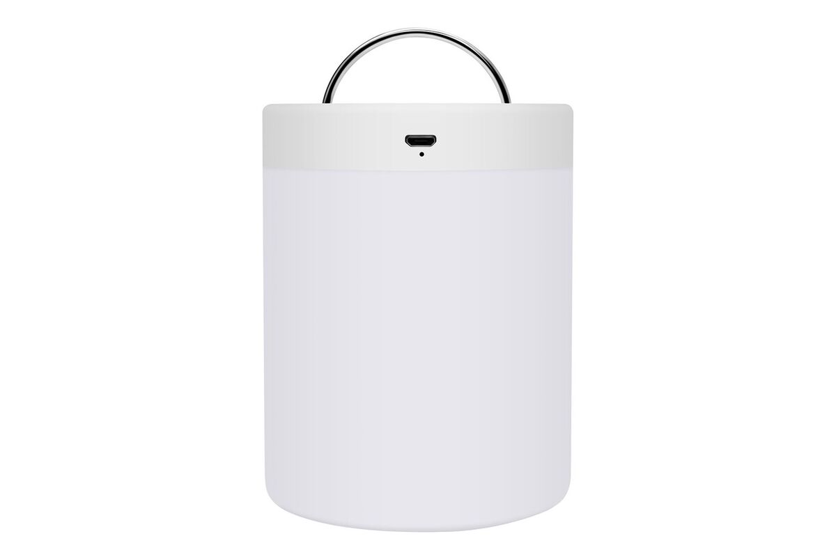 Lampka nocna MAGIC MINI RGB przenośna biała Nilsen - Bricomarche.pl