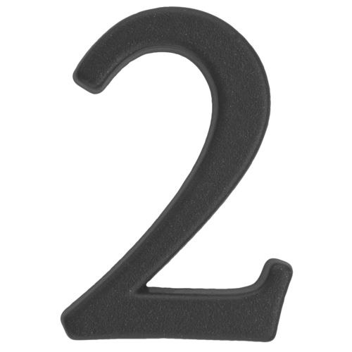 Cyfra "2" ZnAl grafit 50 mm - Bricomarche.pl