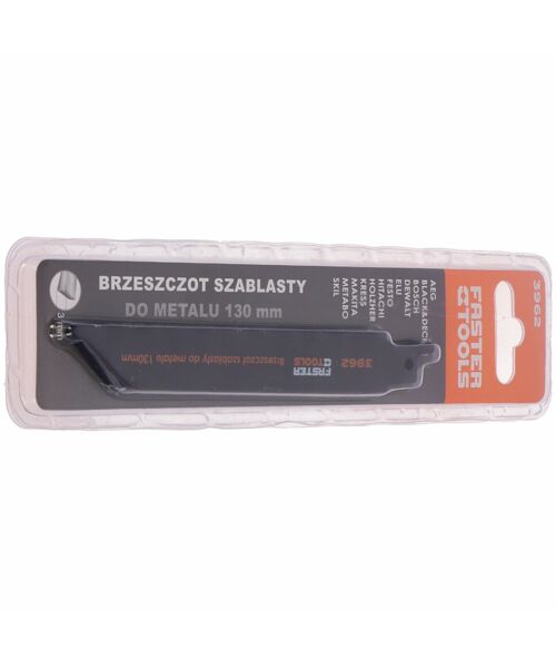 Brzeszczot szablasty do metalu 130 mm FASTER TOOLS - Bricomarche.pl