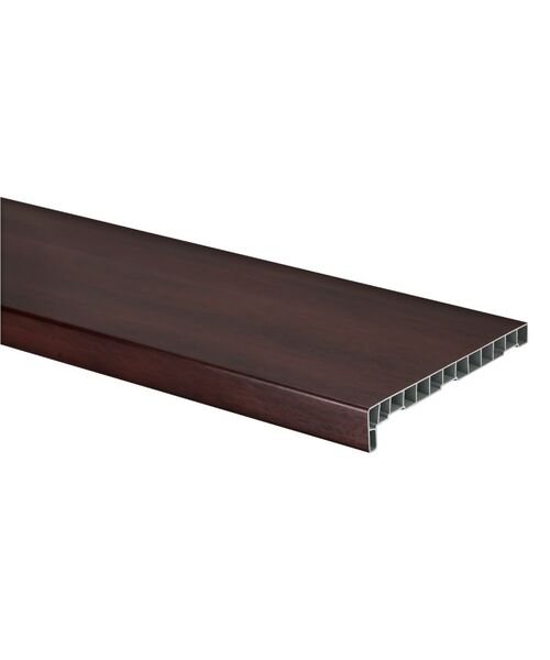 Parapet wewnętrzny PVC 30 x 156 cm mahoń Plasti King - Bricomarche.pl