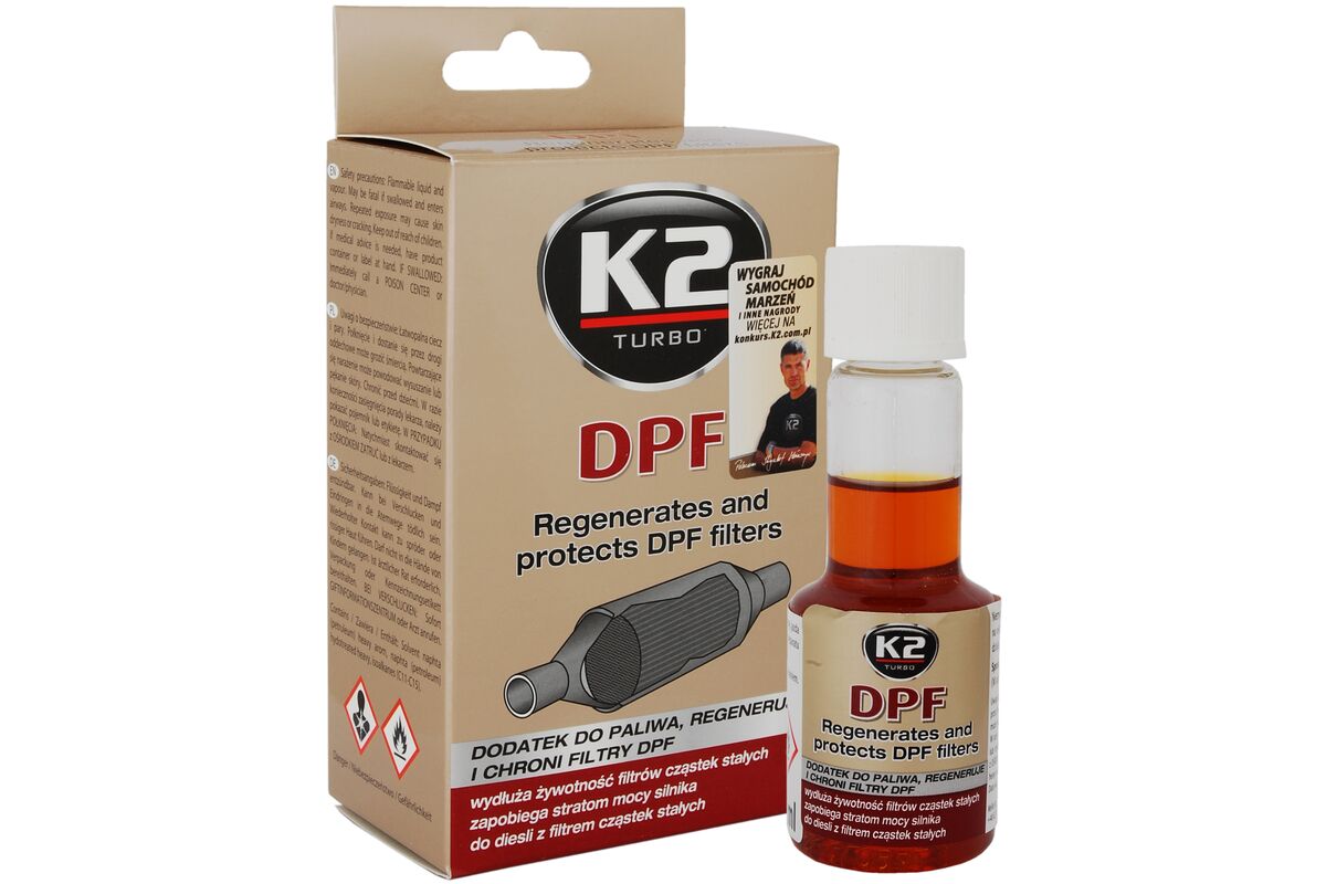 Dodatek do paliwa, regeneruje i chroni filtry DPF 50 ml K2 - Bricomarche.pl
