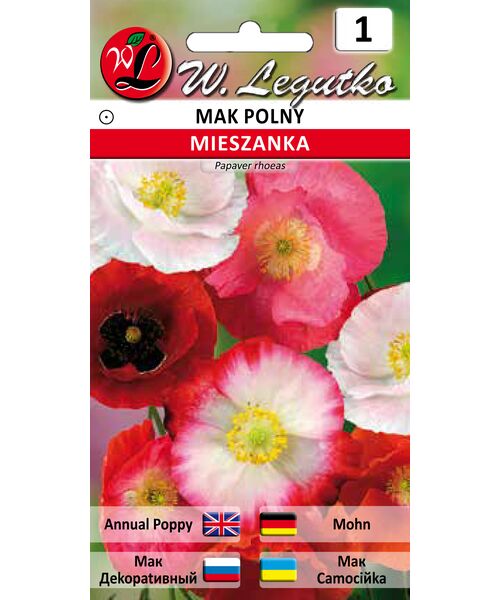 Mak polny mieszanka 50-60 cm W.Legutko - Bricomarche.pl