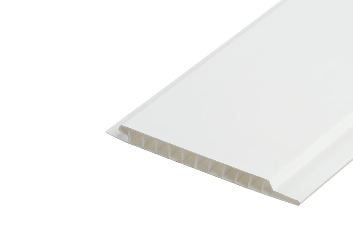Podbitka dachowa panel ścienny PVC 10 x 260 cm biały Cezar - Bricomarche.pl