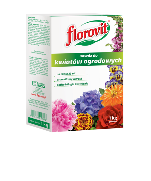 Nawóz do kwiatów ogrodowych karton 1 kg Florovit - Bricomarche.pl