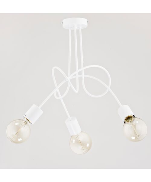 Lampa wisząca Tango E27 3 x 60 W biały - Bricomarche.pl