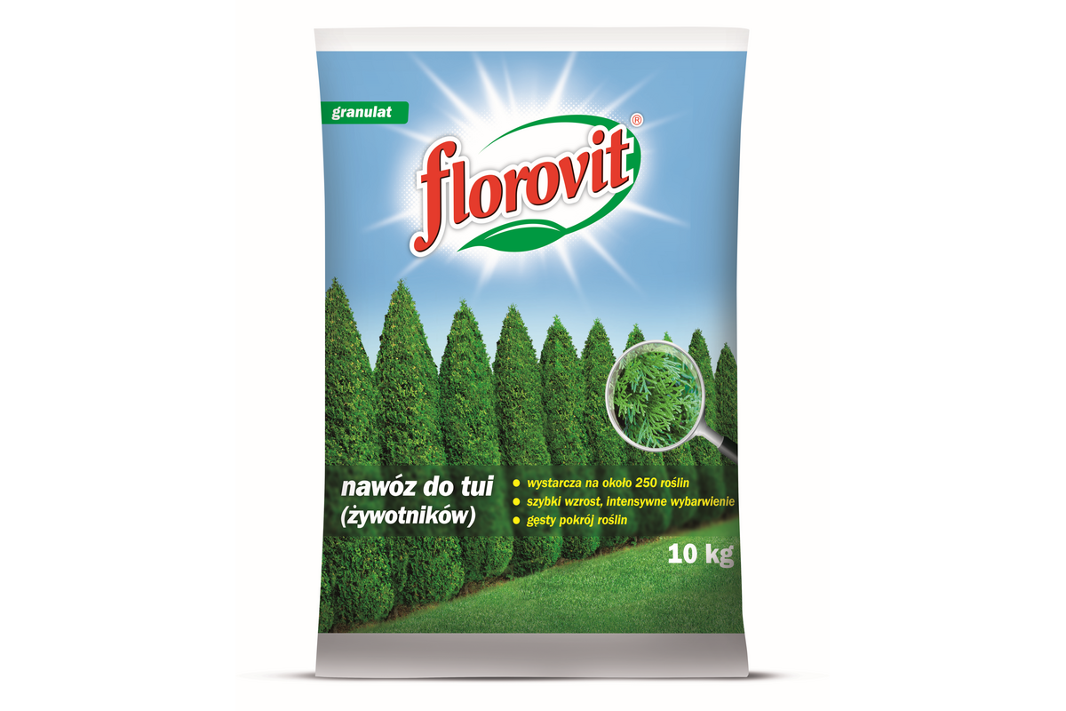 Nawóz do tui i żywotników Florovit 10 kg - sklep Bricomarche.pl