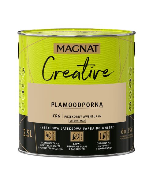 Farba lateksowa MAGNAT Creative przekorny awenturyn 2,5 l - Bricomarche.pl