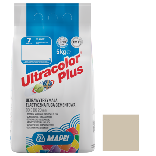 Fuga Ultracolor Plus 137 Jasny beż karaibski 5 kg MAPEI - Bricomarche.pl