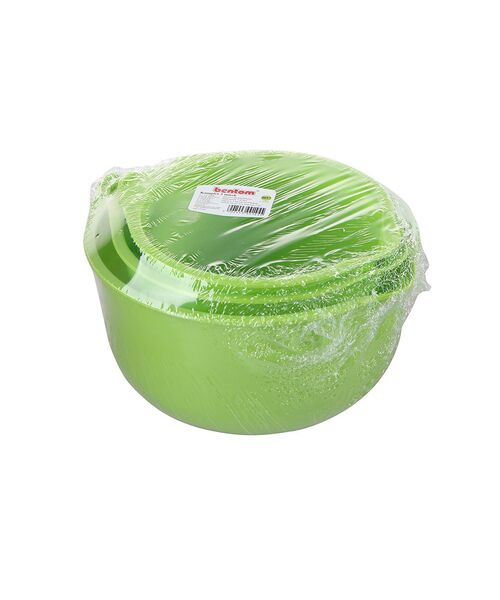 Komplet 3 misek okrągłych seledynowy - Bricomarche.pl