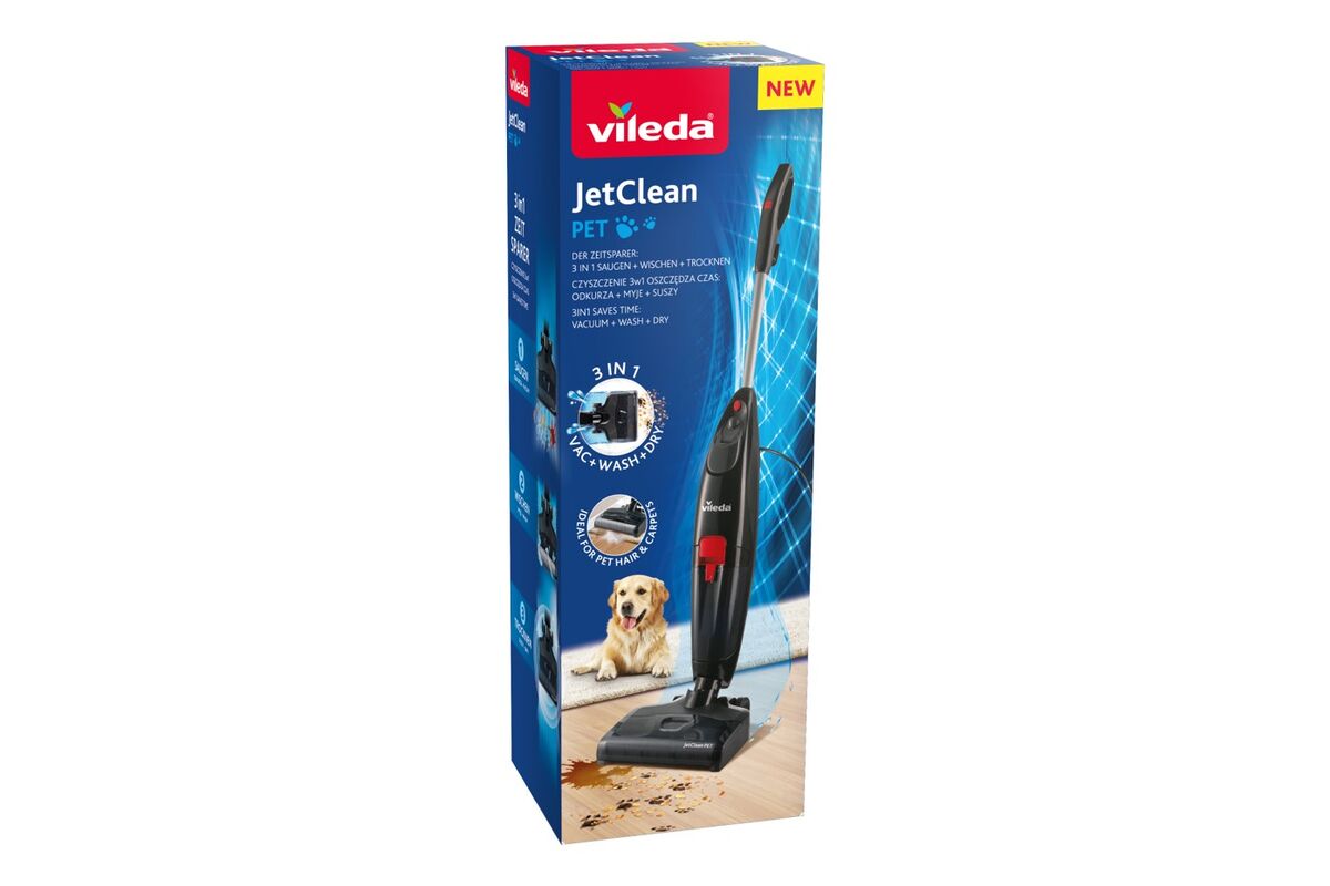 Odkurzacz myjący Jet Clean Pet Pro Vileda - Bricomarche.pl