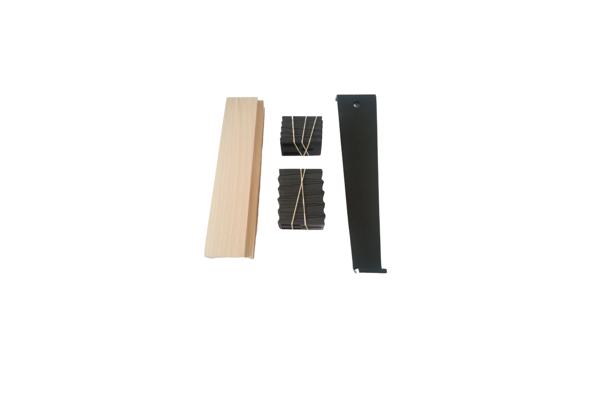 Zestaw montażowy do paneli podłogowych UNIVERSAL dobijak 27 x 3-6 cm ...