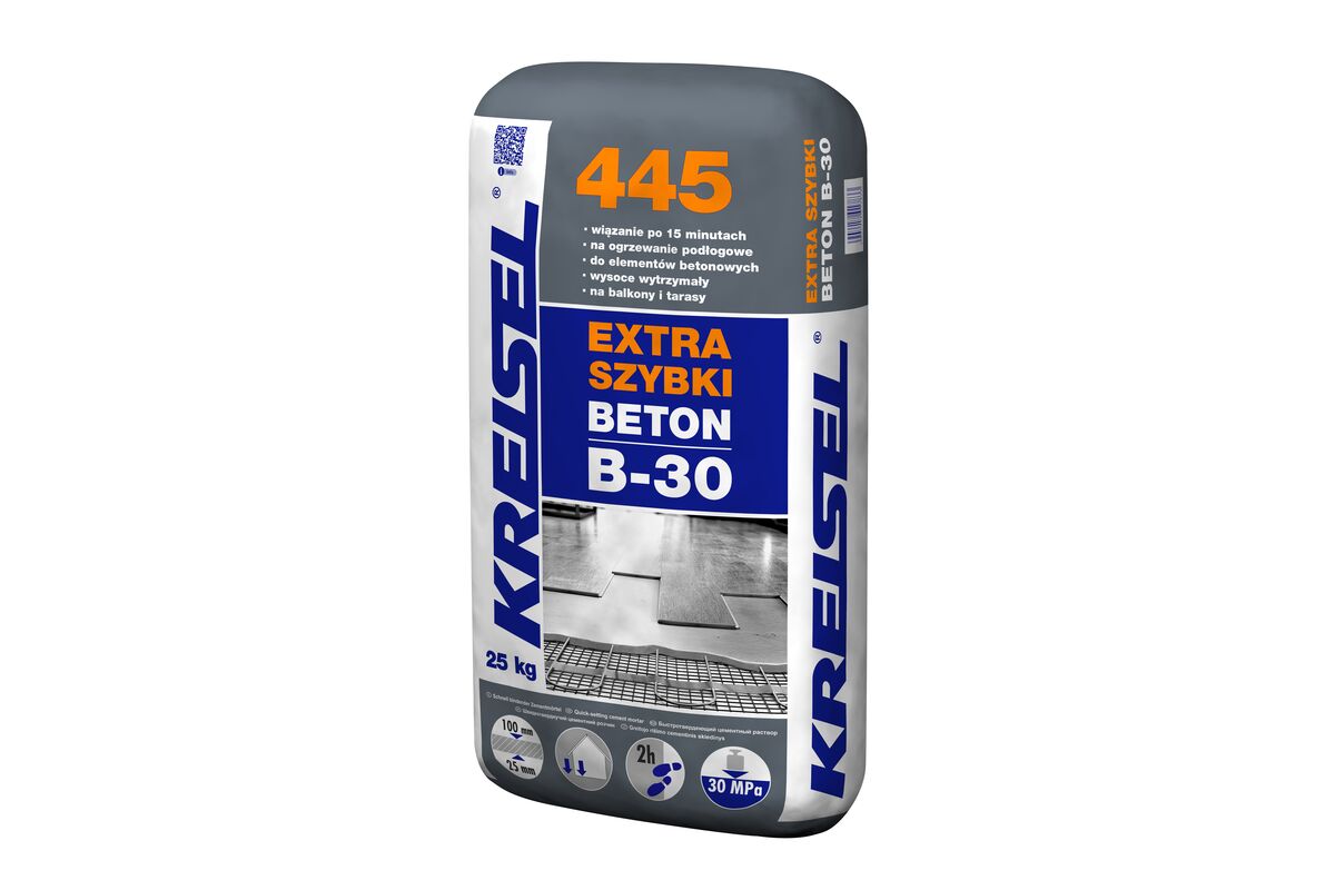 Beton B-30 445 extra szybki 25 kg KREISEL - Bricomarche.pl