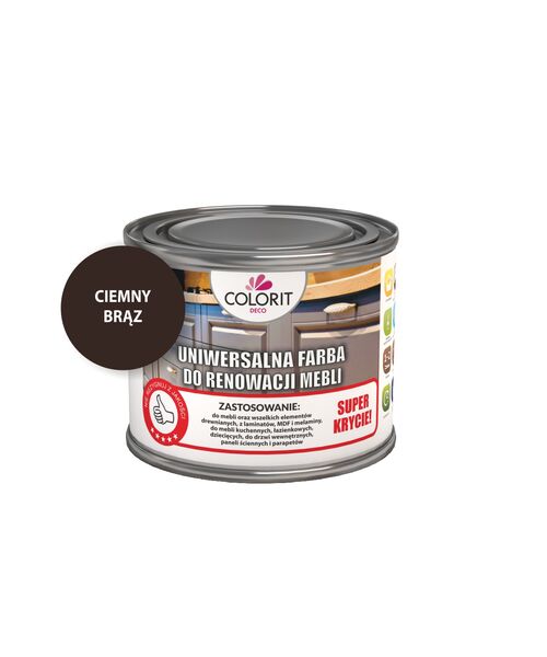 Farba do renowacji mebli brąz 0,375 l Colorit - Bricomarche.pl