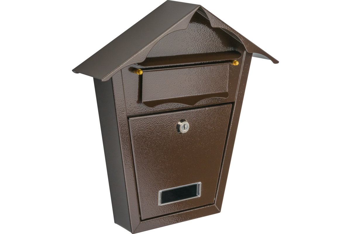 Skrzynka na listy domek mała B6 zloty/brąz - Bricomarche.pl