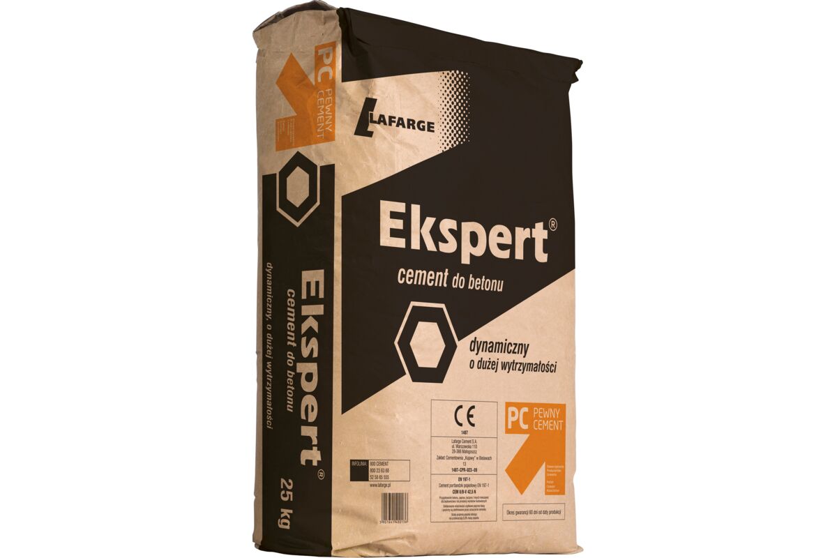 Cement CEM II/B-V 42,5 N Ekspert 25 kg Lafarge - Bricomarche.pl