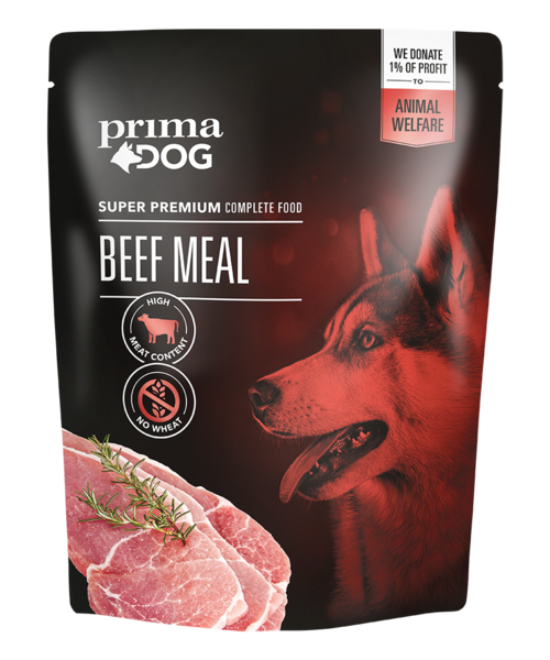 Karma dla psa 260 g danie z wołowiną Prima Dog - Bricomarche.pl