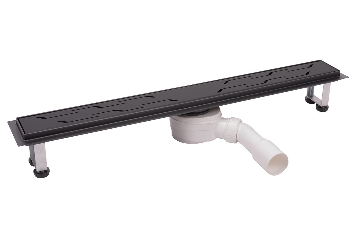 Odpływ liniowy 80 cm, czarny - Bricomarche.pl