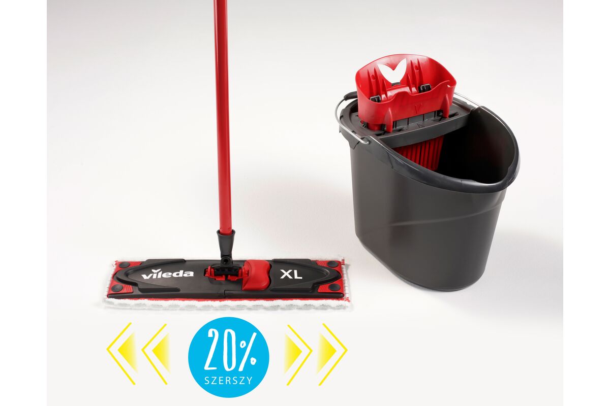 Zestaw mop + wiadro Ultramax XL Vileda - Bricomarche.pl Zestaw mop + wiadro Ultramax XL Vileda - Bricomarche.pl