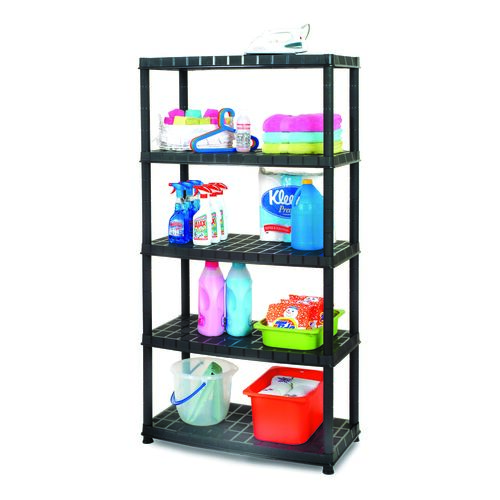Regał warsztatowy plastikowy DELUXE 91,5 x 45,7 x 185 cm 5 półek - Bricomarche.pl