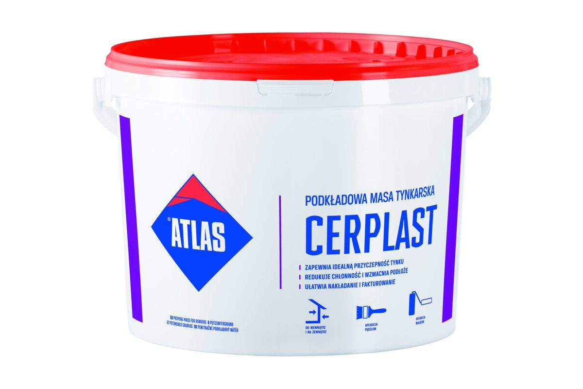 Podkładowa masa tynkarska CERPLAST biały 15 kg Atlas - Bricomarche.pl