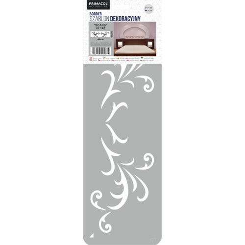 Szablon dekoracyjny border nr 122 Scars Primacol Decorative ...