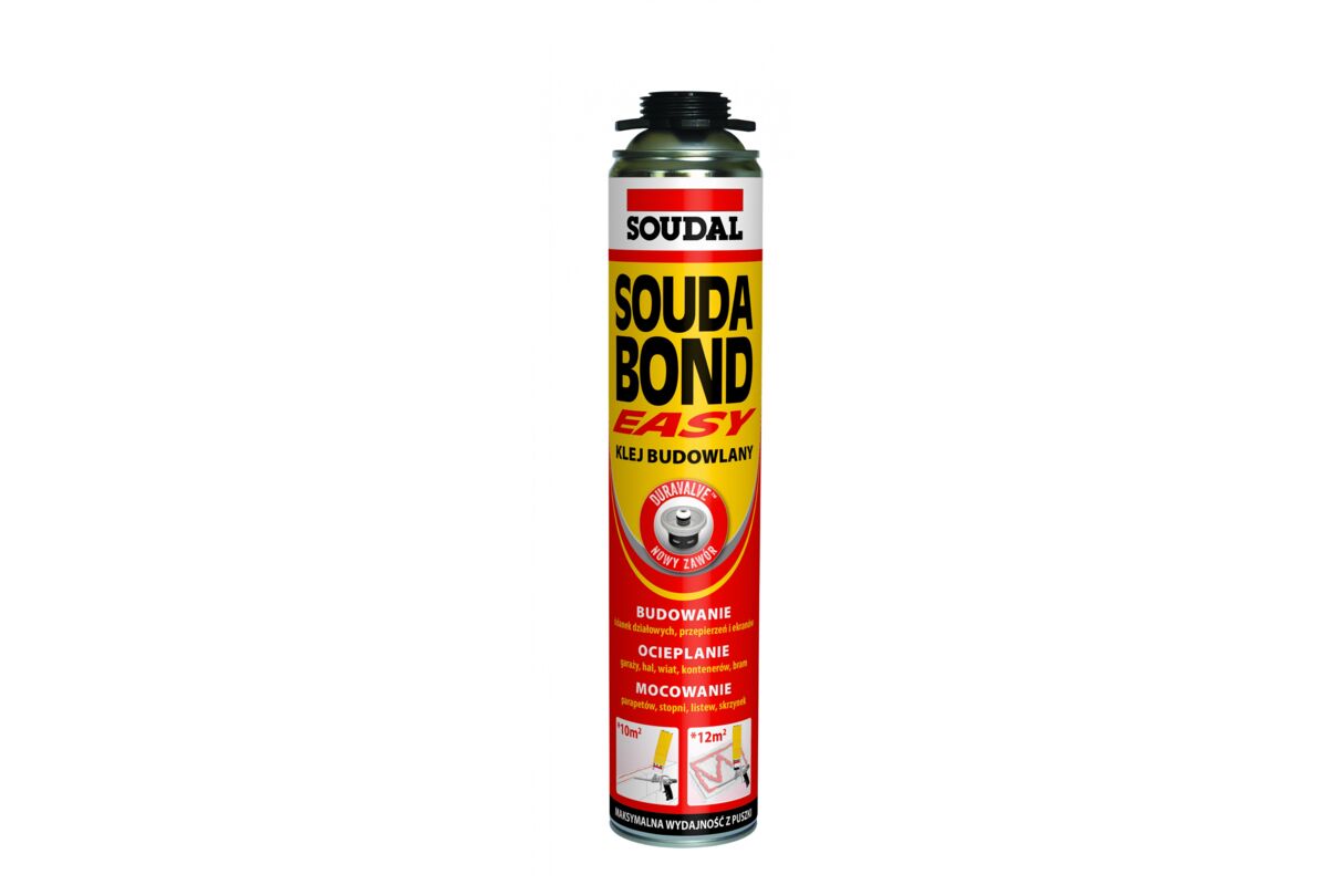 Klej poliuretanowy Soudabond Easy pistoletowy 750 ml Soudal - Bricomarche.pl