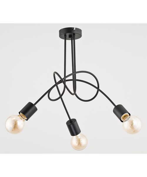 Lampa wisząca Tango E27 3 x 60 W czarny - Bricomarche.pl