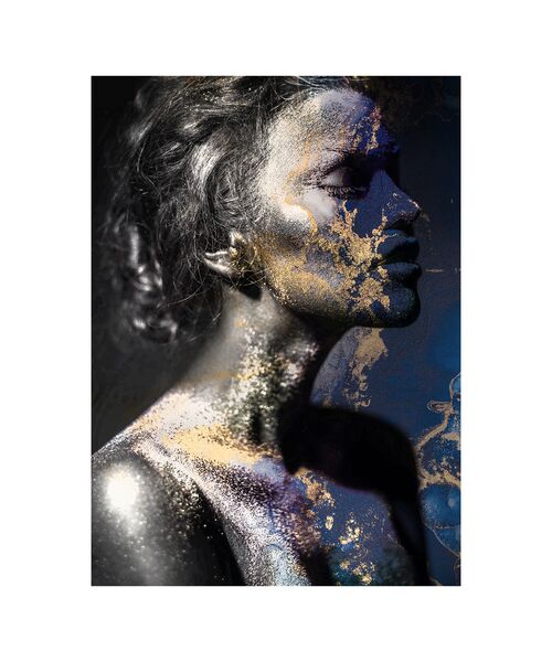 Obraz CANVAS SILVER 70 x 100 ST650 BLUE&GOLD - Bricomarche.pl