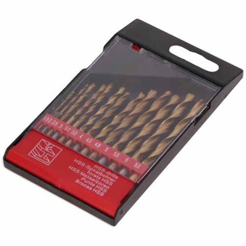 Wiertła tytanowe do metalu - zestaw 13 szt. FASTER TOOLS - Bricomarche.pl