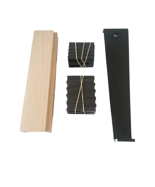 Zestaw montażowy do paneli podłogowych UNIVERSAL dobijak 27 x 3-6 cm ...