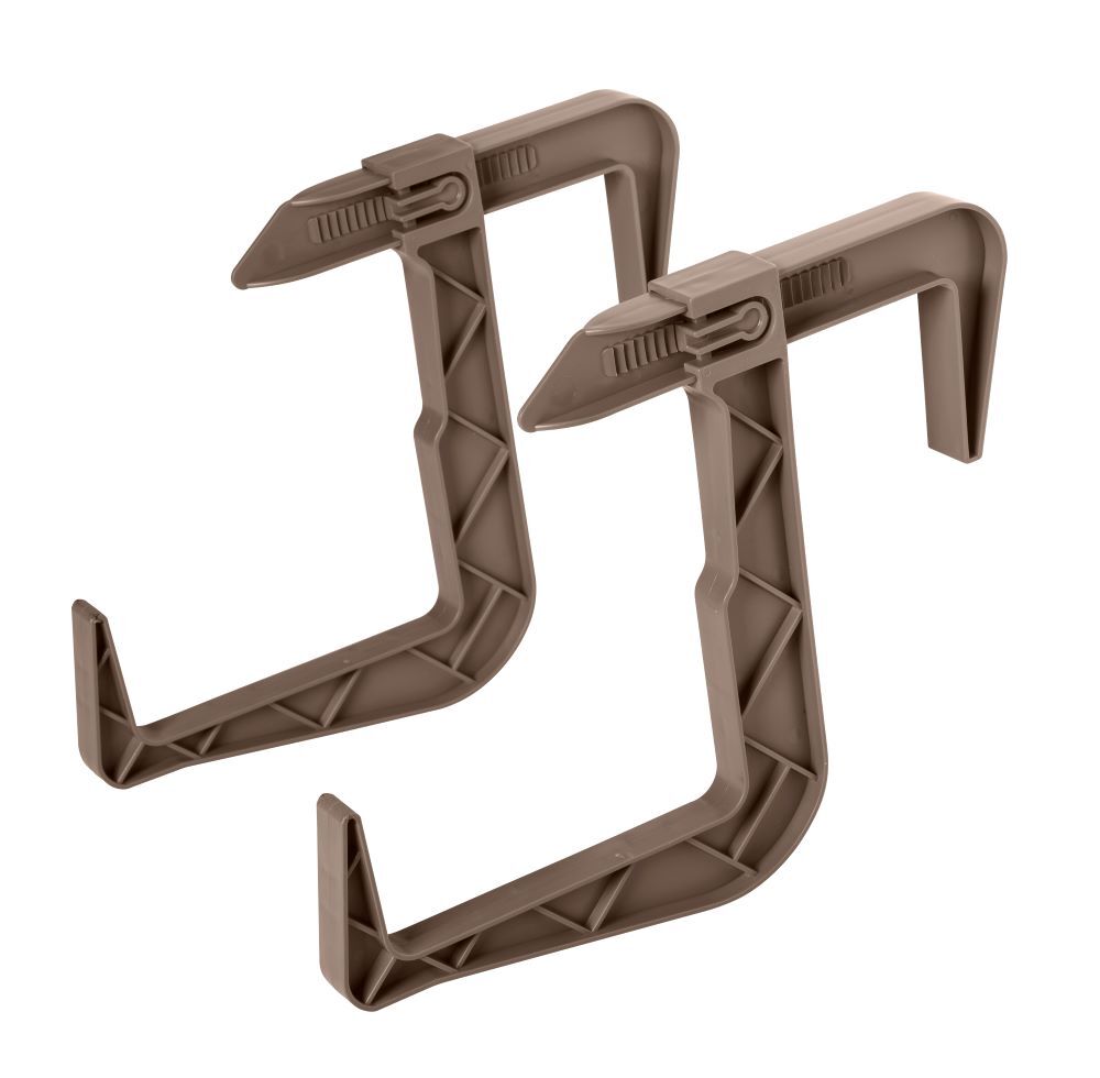 Uchwyty do doniczki balkonowej 2 sztuki beżowy - Bricomarche.pl