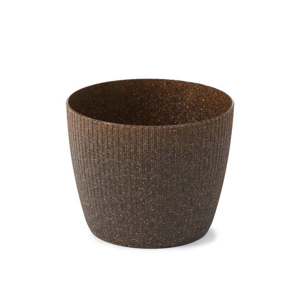 Doniczka Magnolia Jumper Eco 19 cm coffee espresso brązowy - Bricomarche.pl