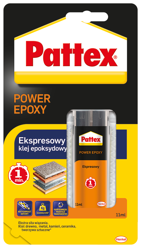 Klej epoksydowy POWER EPOXY Ekspresowy 1 min. Pattex - Bricomarche.pl