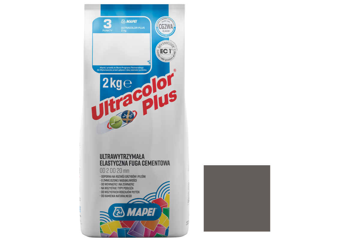Fuga Ultracolor Plus 114 Antracyt 2 kg MAPEI - Bricomarche.pl